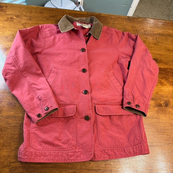 L.L. Bean | Jackets & Coats | Vintage Womens Ll Bean Red Barn Jacket ...